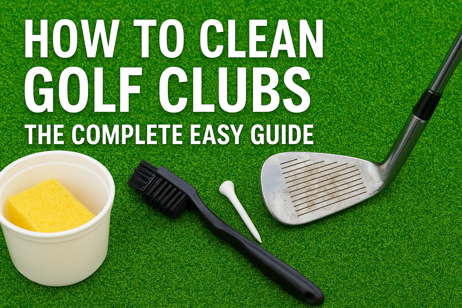 🧼 How to Clean Your Golf Clubs (Easy Guide) – Arttodo Golf