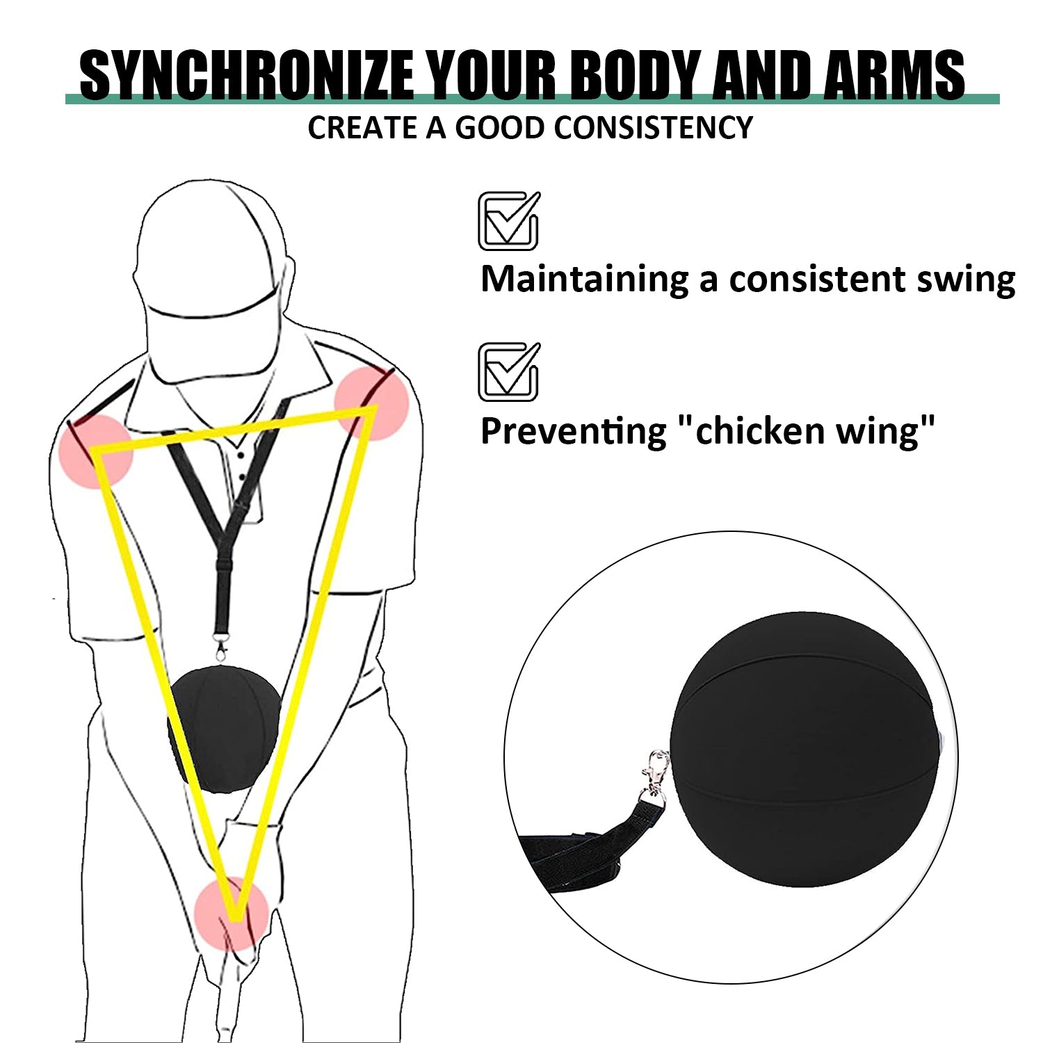 Golf Smart Ball, Golf Training Aids, Arms Forearm, Inflatable Ball ...