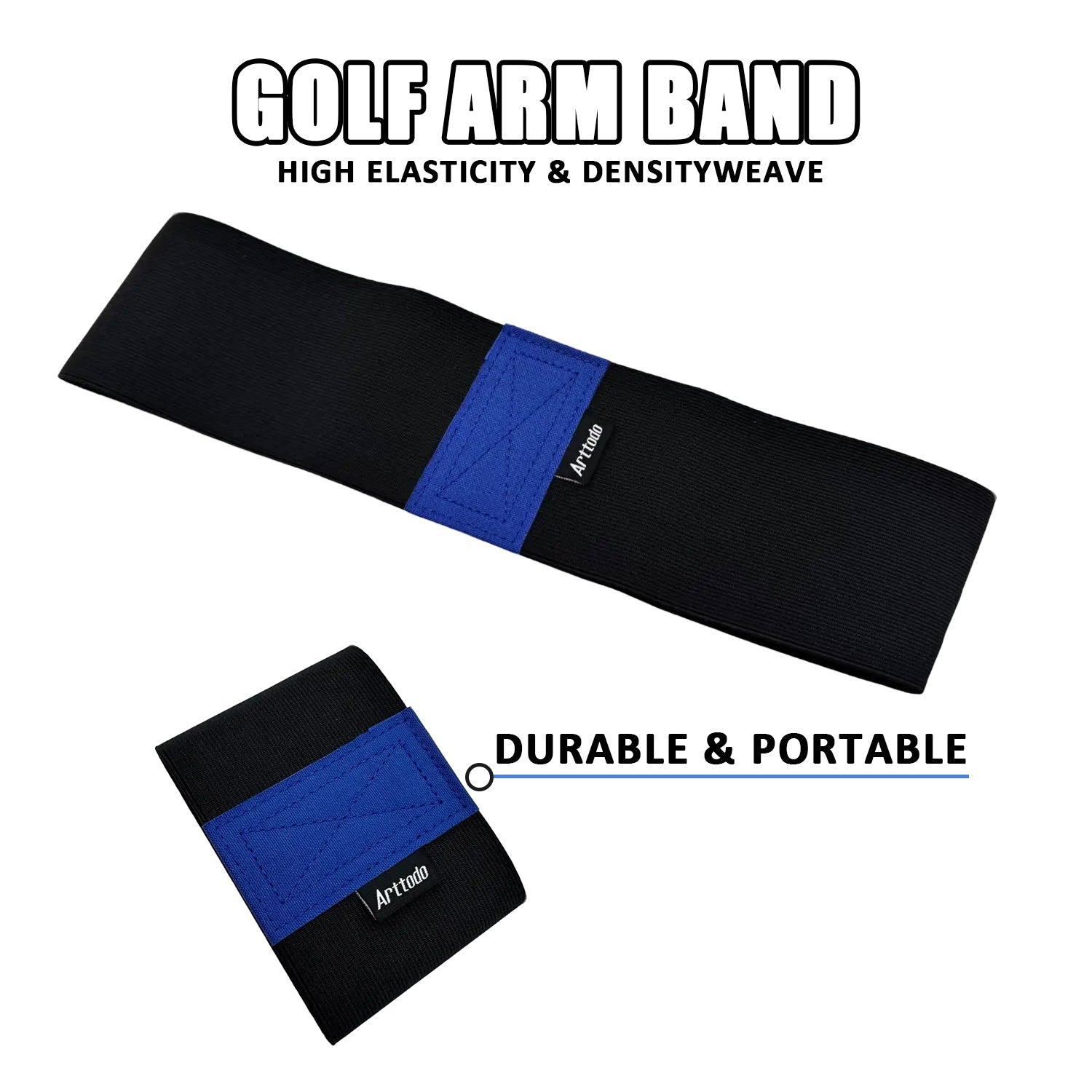 Golf Arm Band & Wrist Strap, Arm Trainer to Improve Consistency ...